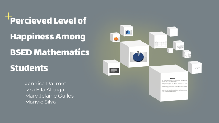 Percieved level of happiness among BSED Mathematics Students by Marivic ...