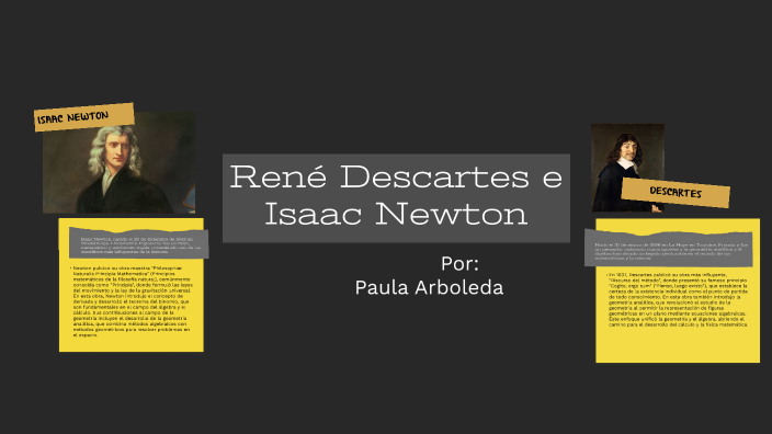 René Descartes e Isaac Newton by paula arboleda on Prezi
