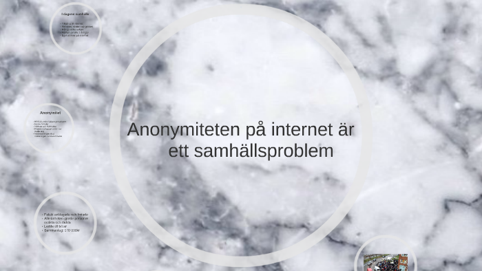 Anonymiteten p internet är ett samhällsproblem by nicole nyroos on Prezi