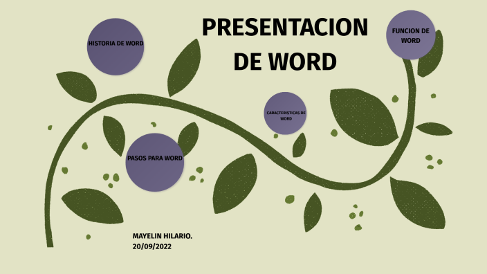 PRESENTACION DE WORD by Mayelin Hilario on Prezi