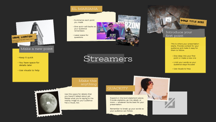 Streamers by Cameron Nahomi Olguin Elizondo on Prezi