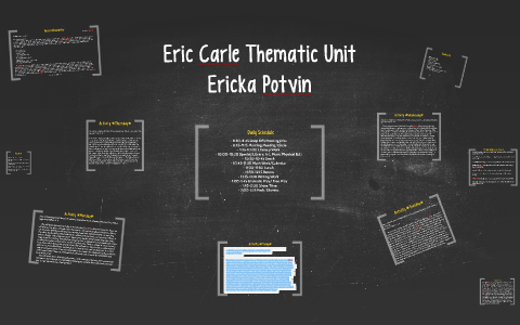 Eric Carle Thematic Unit by Ericka Potvin on Prezi