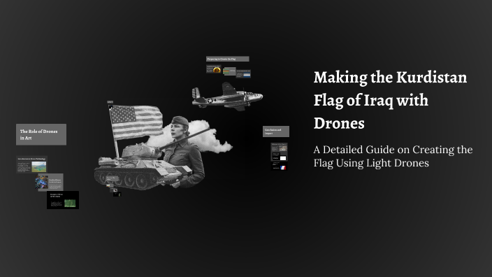 Making the Kurdistan Flag of Iraq with Drones by ahmed ramadhan rasheed ...