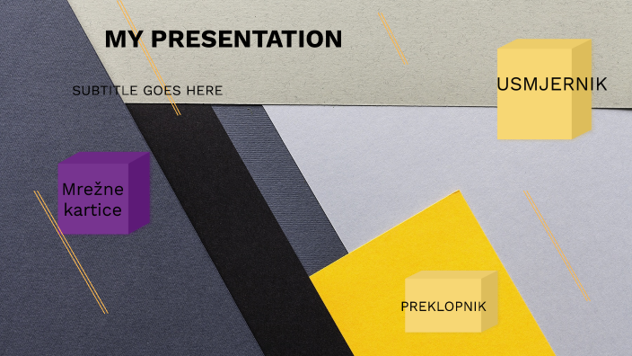 najvažnije mrežne komponente by Bruno Jurić on Prezi