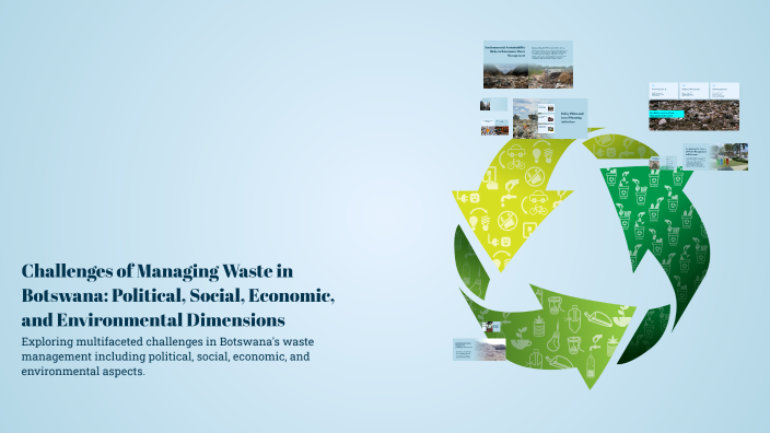 Challenges of Managing Waste in Botswana: Political, Social, Economic ...