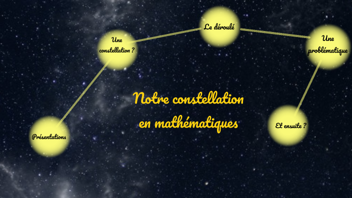 constellation maths Temps 1 by Solène Humblot on Prezi