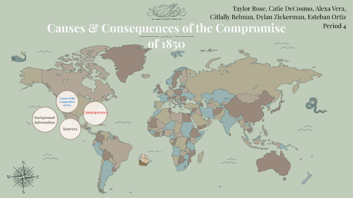Causes & Consequences of the Compromise of 1850 by History P4 Project ...