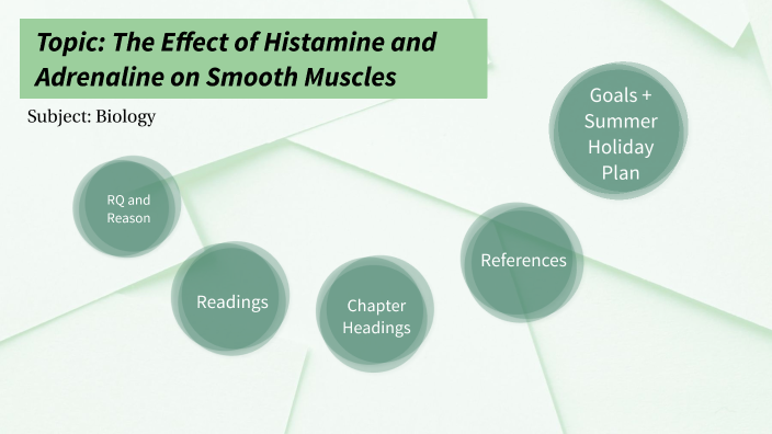 EE Cafe Presentation on The Effect of Histamine and Adrenaline on ...