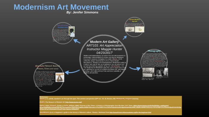 Modernism Art Movement by Jenifer Simmons on Prezi