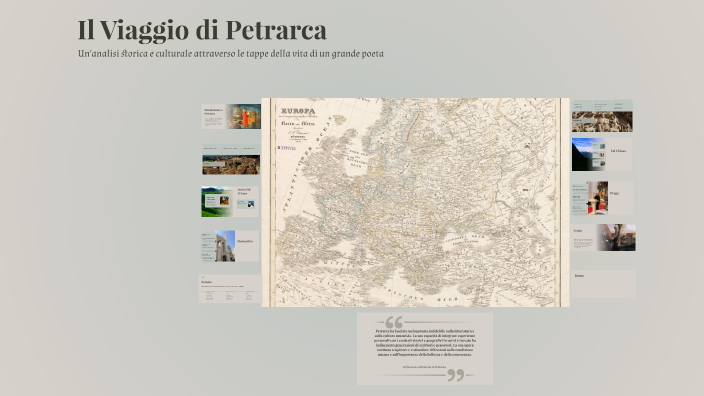 Il Viaggio di Petrarca by Jacopo Galleni on Prezi