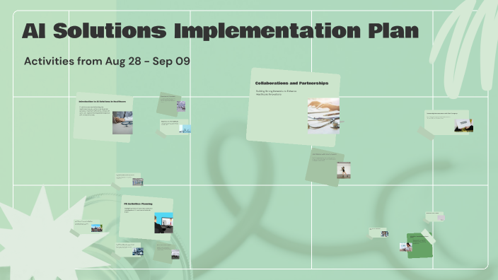 AI Solutions Implementation Plan by N P on Prezi