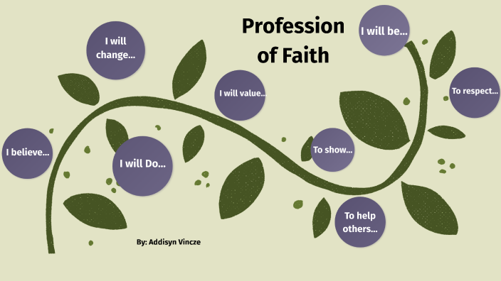 Profession of Faith by Addisyn Vincze on Prezi