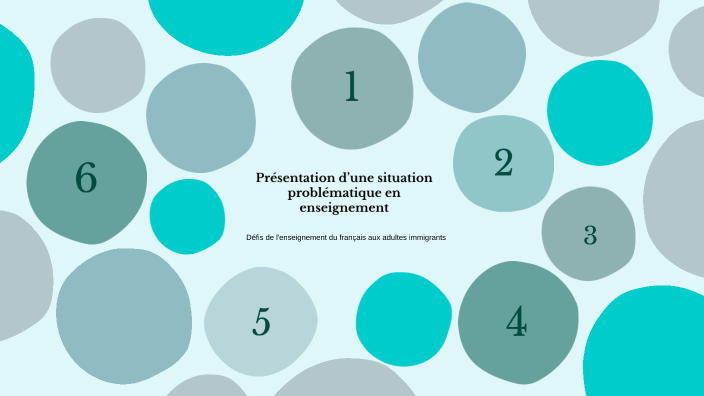 Présentation d’une situation problématique en enseignement by CharGu6 ...