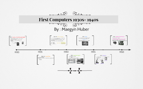 First Computers 1930s- 1940s by Danielle Persich on Prezi