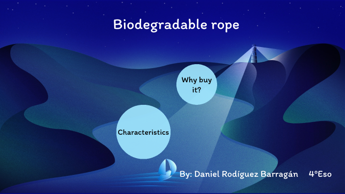Biodegradable rope by Daniel Rodr guez Barrag n on Prezi