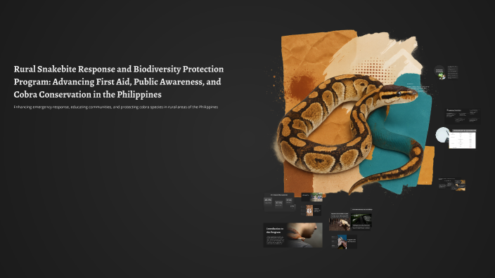Rural Snakebite Response and Biodiversity Protection Program: Advancing ...