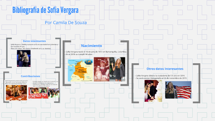Bibliografia de Sofia Vergara by Camila De Souza on Prezi