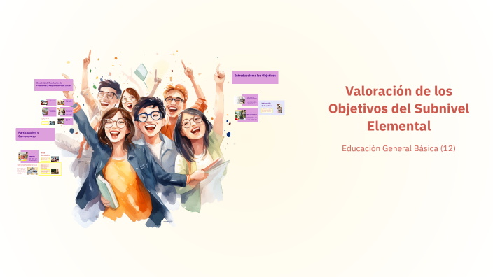 Valoración de los Objetivos del Subnivel Elemental by Tatiana Ramon on ...