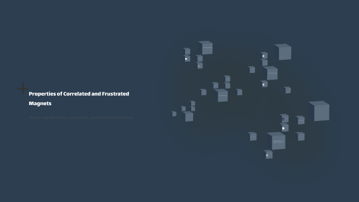 Properties of Correlated and Frustrated Magnets by Khyati Anand on Prezi