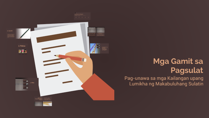 Mga Gamit sa Pagsulat by Xpressus Orbis on Prezi
