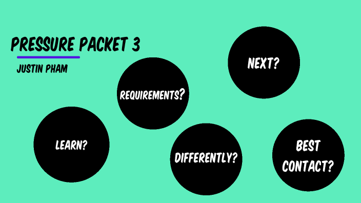 Pressure packet 3 by Justin Pham on Prezi