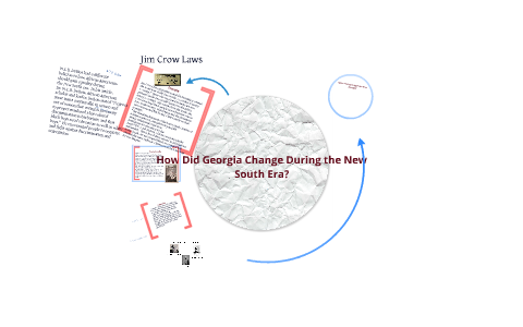 How Did Georgia Change During the New South Era? by Jo Standifer on Prezi