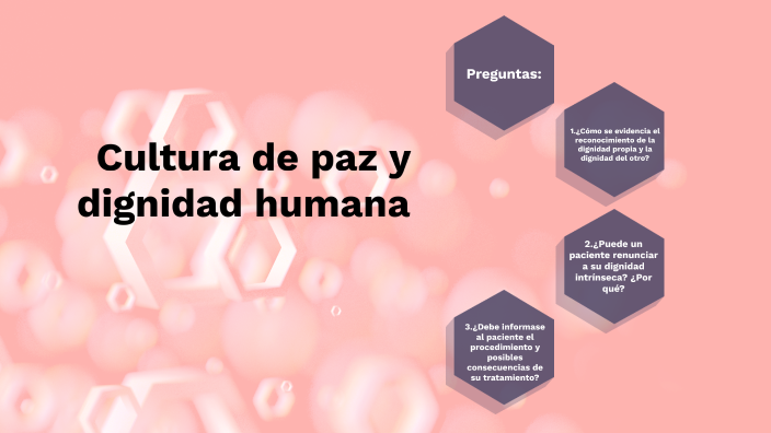 Cultura de paz y dignidad humana by Darlis Rojas on Prezi