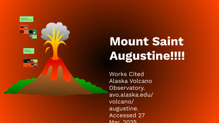 Mount Saint Augustine: A Volcano's History by Maeve Conser on Prezi