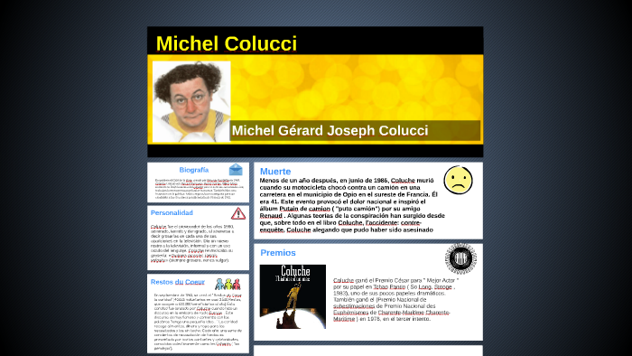 Michel Gérard Joseph Colucci by Herman Lopez on Prezi