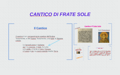 CANTICO DI FRATE SOLE by Elisa Tirino on Prezi