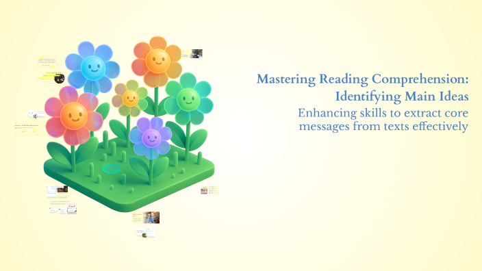 Mastering Reading Comprehension: Identifying Main Ideas by Muxlisa ...