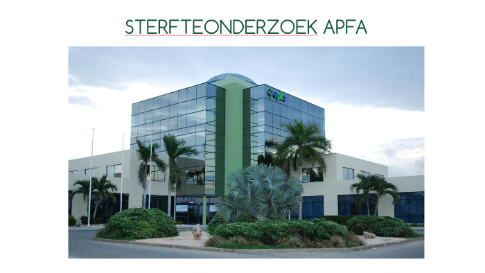 Mortality research Aruba, APFA by Martijn Balkestein on Prezi