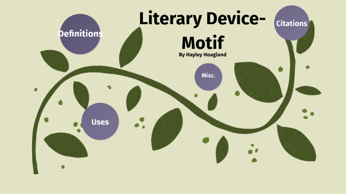 Literary Device- Motif by Hayley Hoagland on Prezi