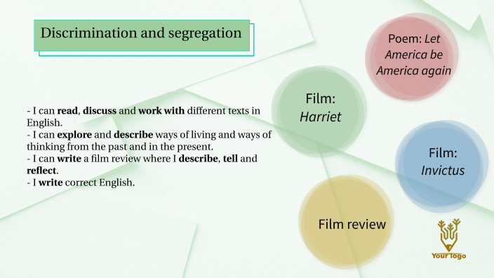 Discrimination and segregation by Helene Szikszay on Prezi
