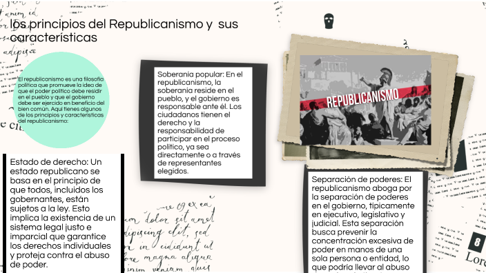 los principios del Republicanismo y sus características by Brithany ...