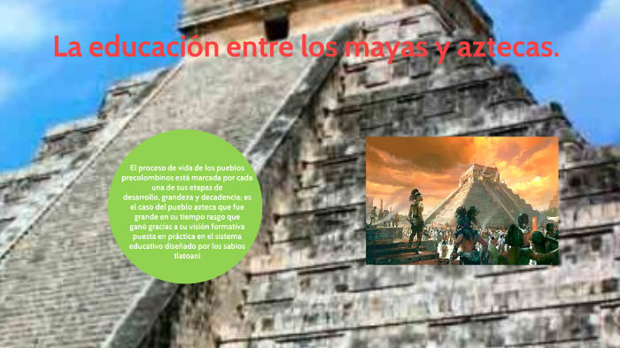 La educación entre los mayas y aztecas. by ELIX RIVALDO MARTINEZ ...