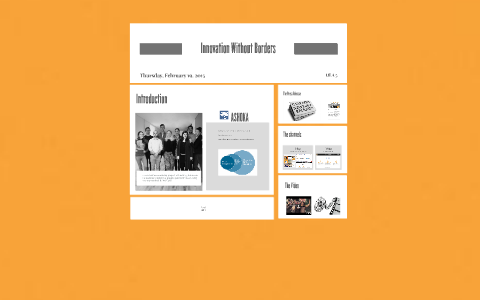 Innovation Without Borders by Silvia Erdelyi on Prezi
