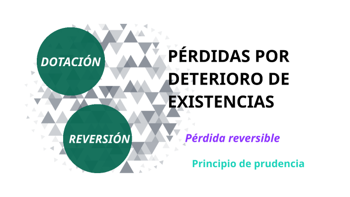PÉRDIDAS POR DETERIORO DE EXISTENCIAS by Eugenia María Álvarez Pérez on ...