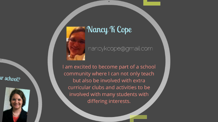 Nancy Cope Prezume by Nancy Cope on Prezi