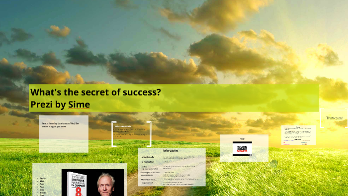 8 Traits of successful people , Richard St. John by Sime Balyan on Prezi