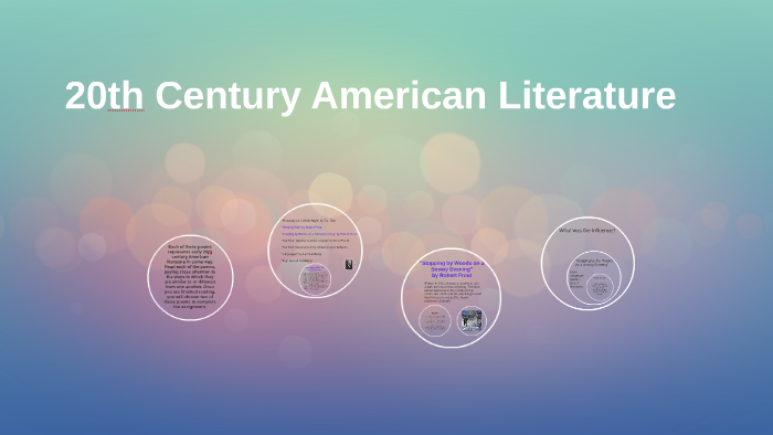 20th Century American Literature by Nicole Curtis on Prezi