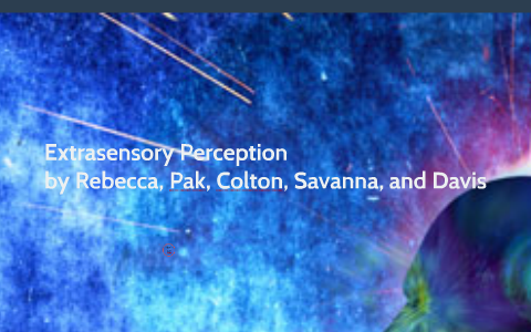 Extrasensory Perception by Rebecca Franko