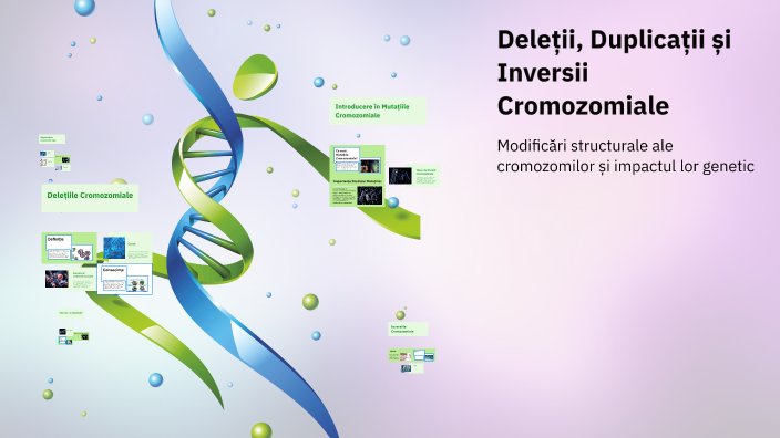Deleții, Duplicații și Inversii Cromozomiale by Mihai Iacob on Prezi