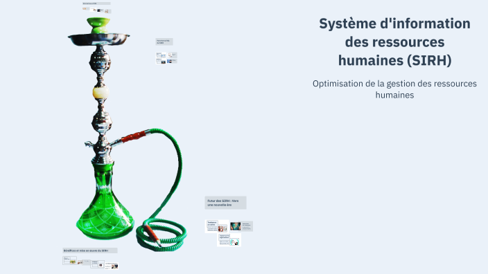 Système d'information des ressources humaines (SIRH) by Melissa Saci on Prezi