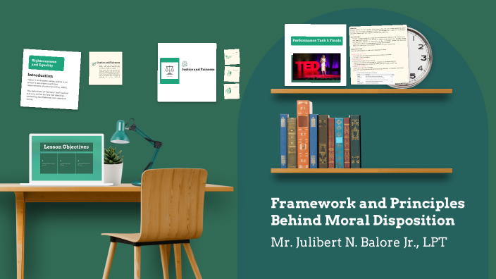 Framework and Principles Behind Moral Disposition by Julibert Balore on ...