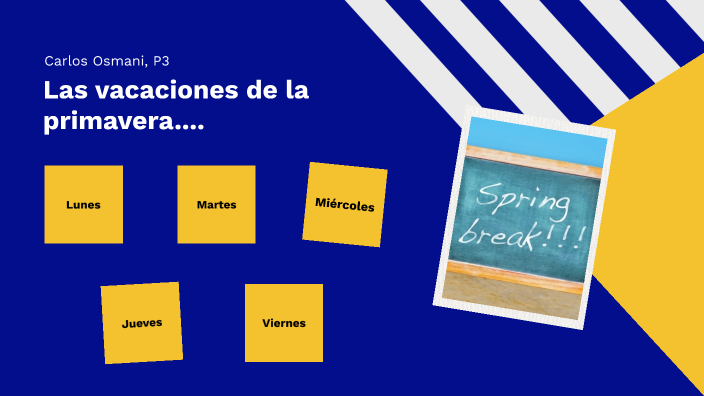 Las Vacaciones de La Primavera by Firas Osmani on Prezi