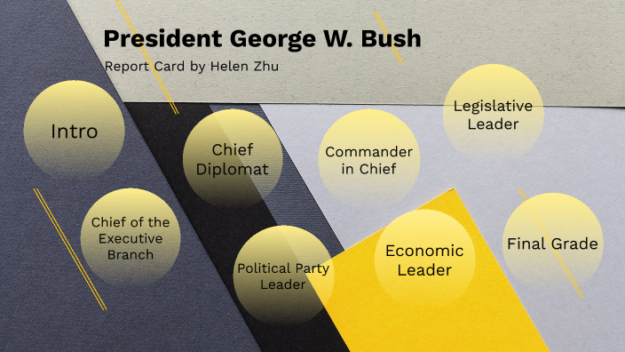 George W. Bush Report Card by Helen Zhu on Prezi