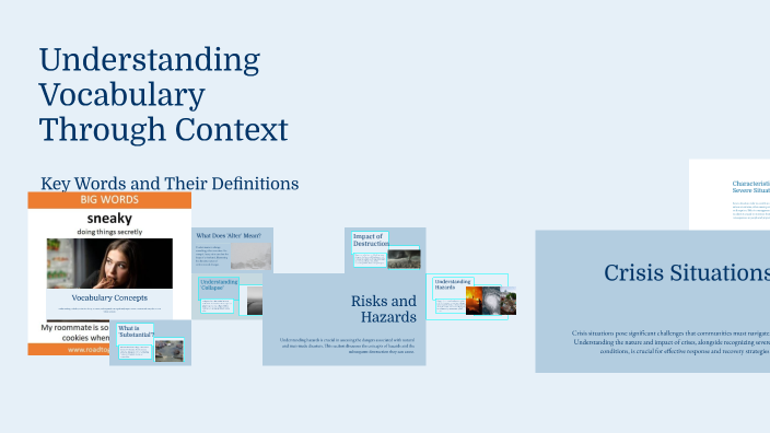Understanding Vocabulary Through Context by Mohammed Eid on Prezi