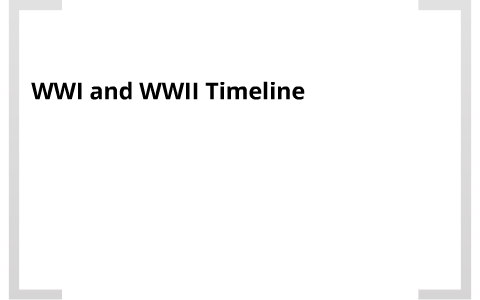 WWI and WWII Timeline Project by Lexi Owens on Prezi