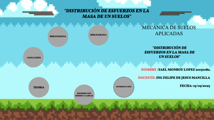 DISTRIBUCION DE ESFUERZOS EN MASA DE SUELOS by YAEL MONROY LOPEZ on Prezi